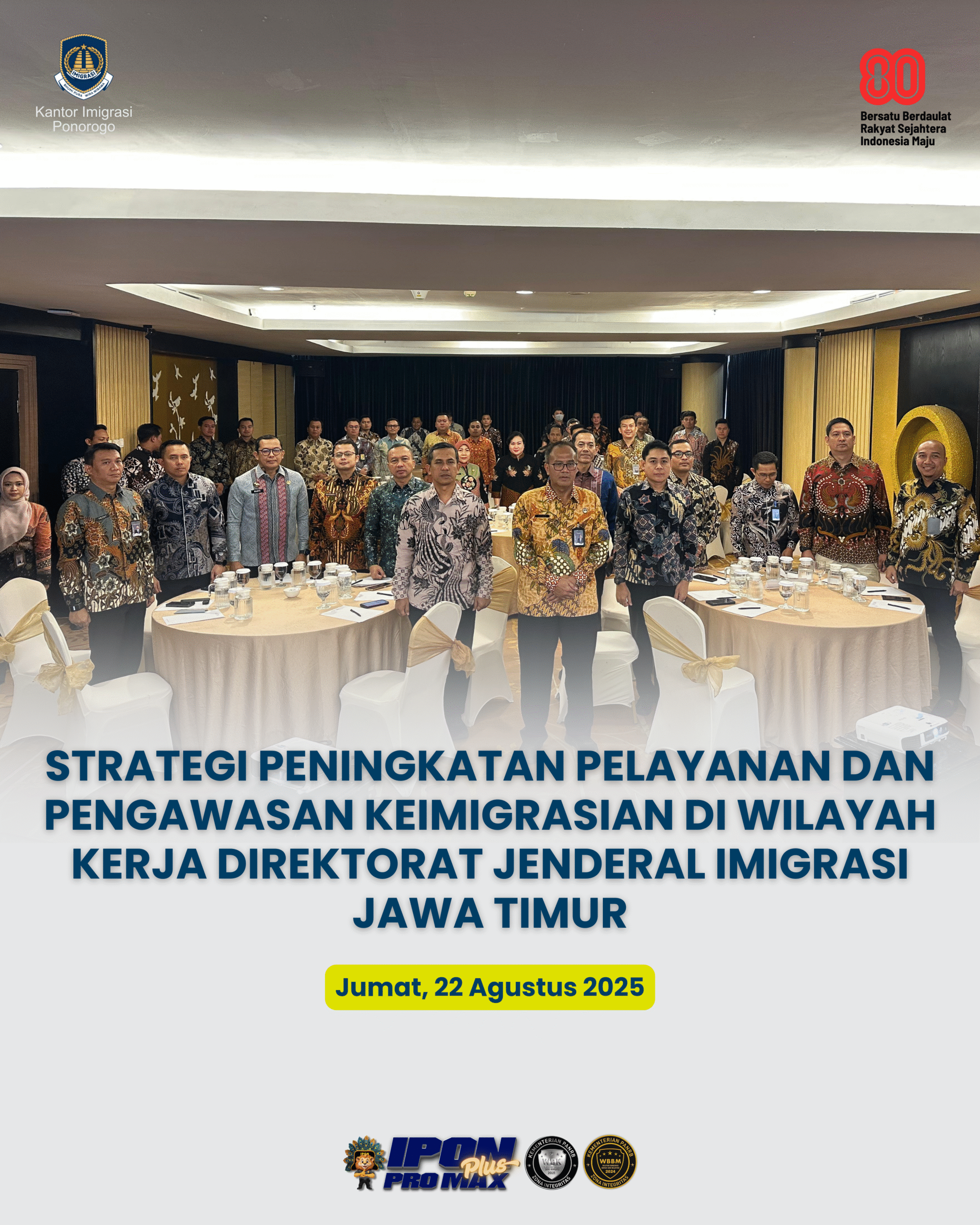 STRATEGI PENINGKATAN PELAYANAN DAN PENGAWASAN KEIMIGRASIAN DI WILAYAH ...